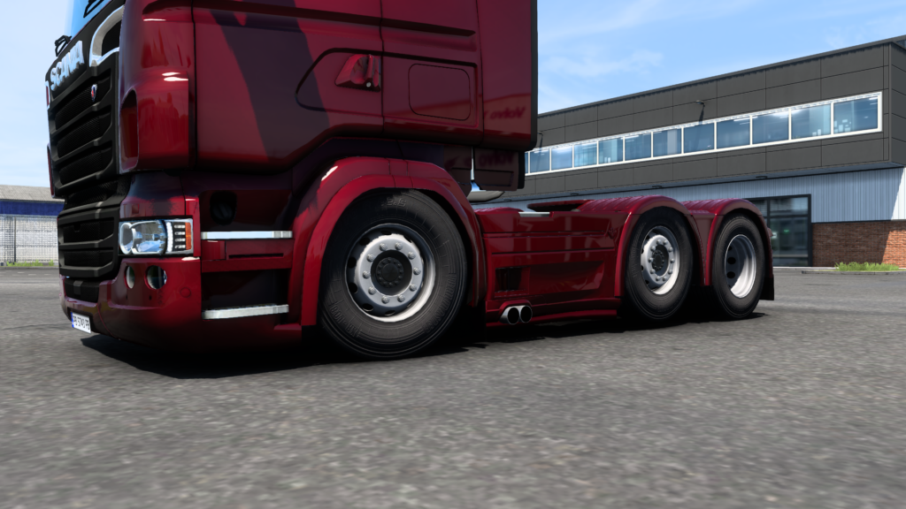 Custom 6series Sideskirts and Stripe Pack for Scania Rjl R&4 Series - V ...