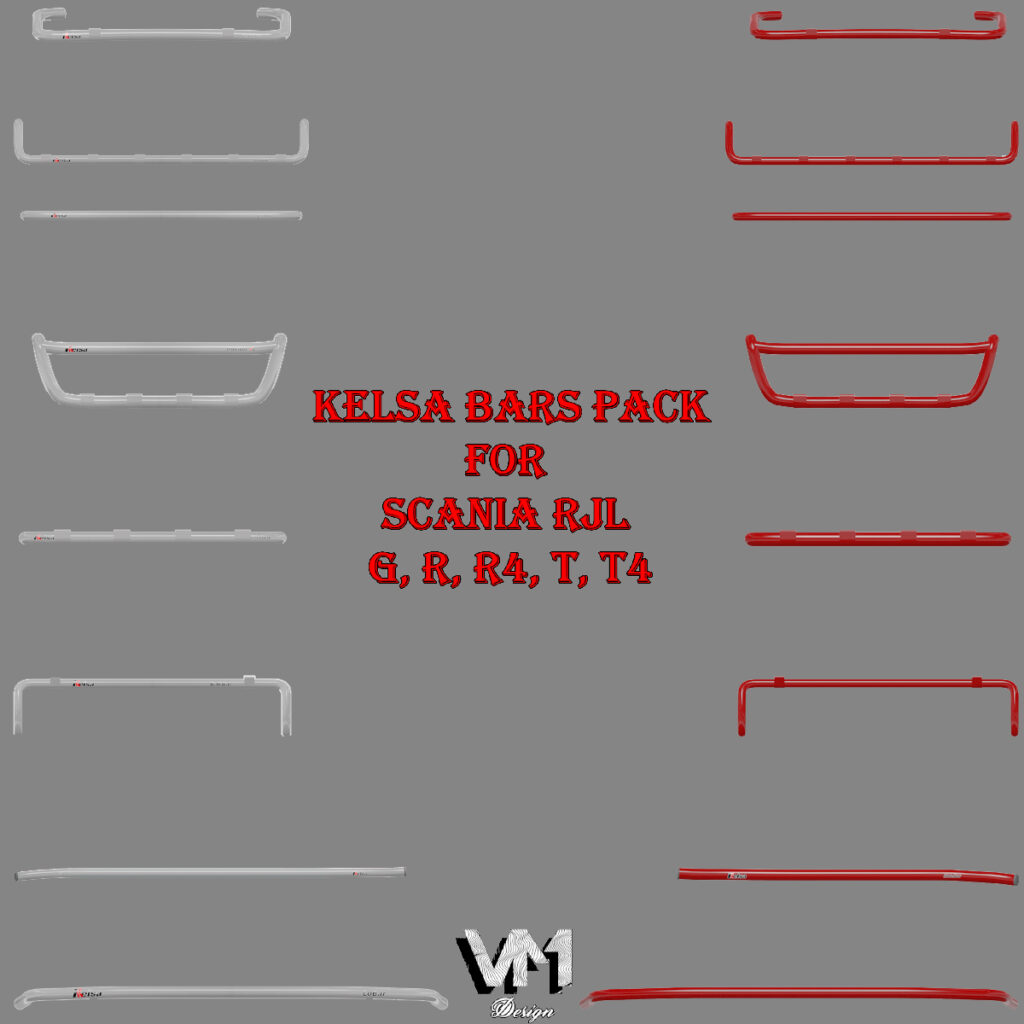 Kelsa Bars Pack for Scania RJL - V Mourtos Design