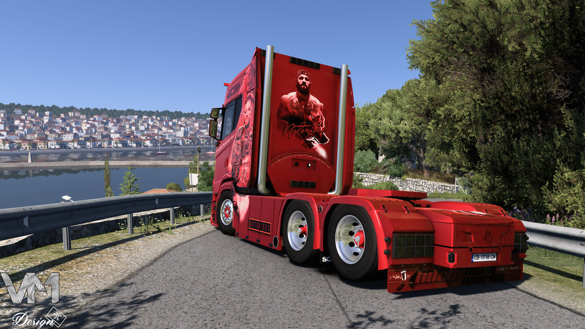 Scania 770S Sarantos "Conor McGregor" Truck and Trailer Combo ...