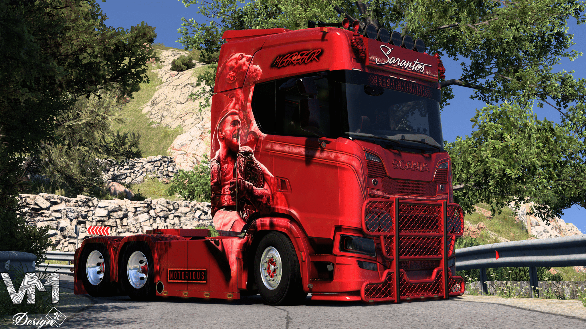 Scania 770S Sarantos "Conor McGregor" Truck and Trailer Combo ...